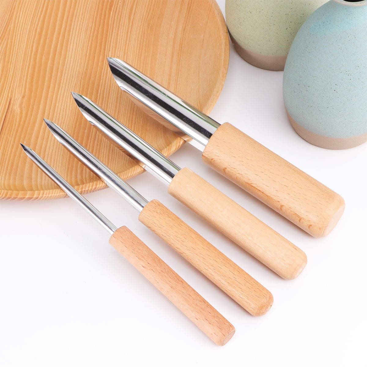 ORDDIART 1 Set Sculpture Tool Set Stainless Steel Wood for Pottery and ...