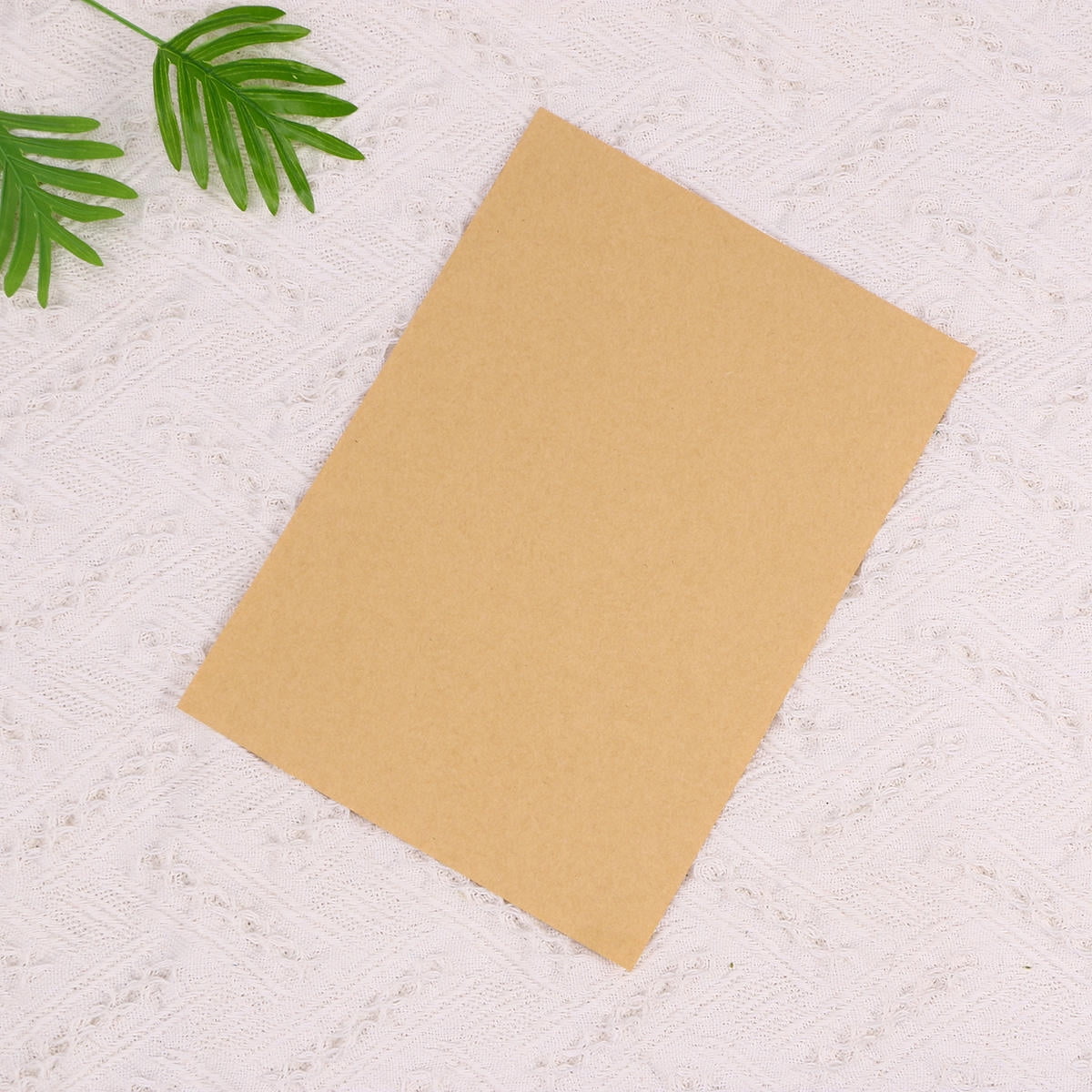 ORDDIART 100 Sheets Vintage Stationery Paper Khaki Kraft Paper Writing ...