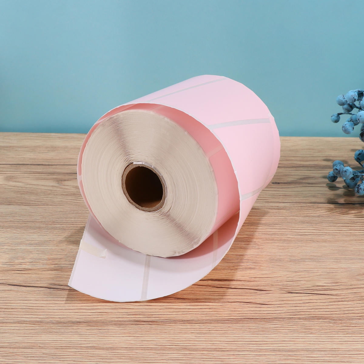 SOPOTUTU 1000Pcs Pink Round Adhesive Paper Stickers for Office Store ...