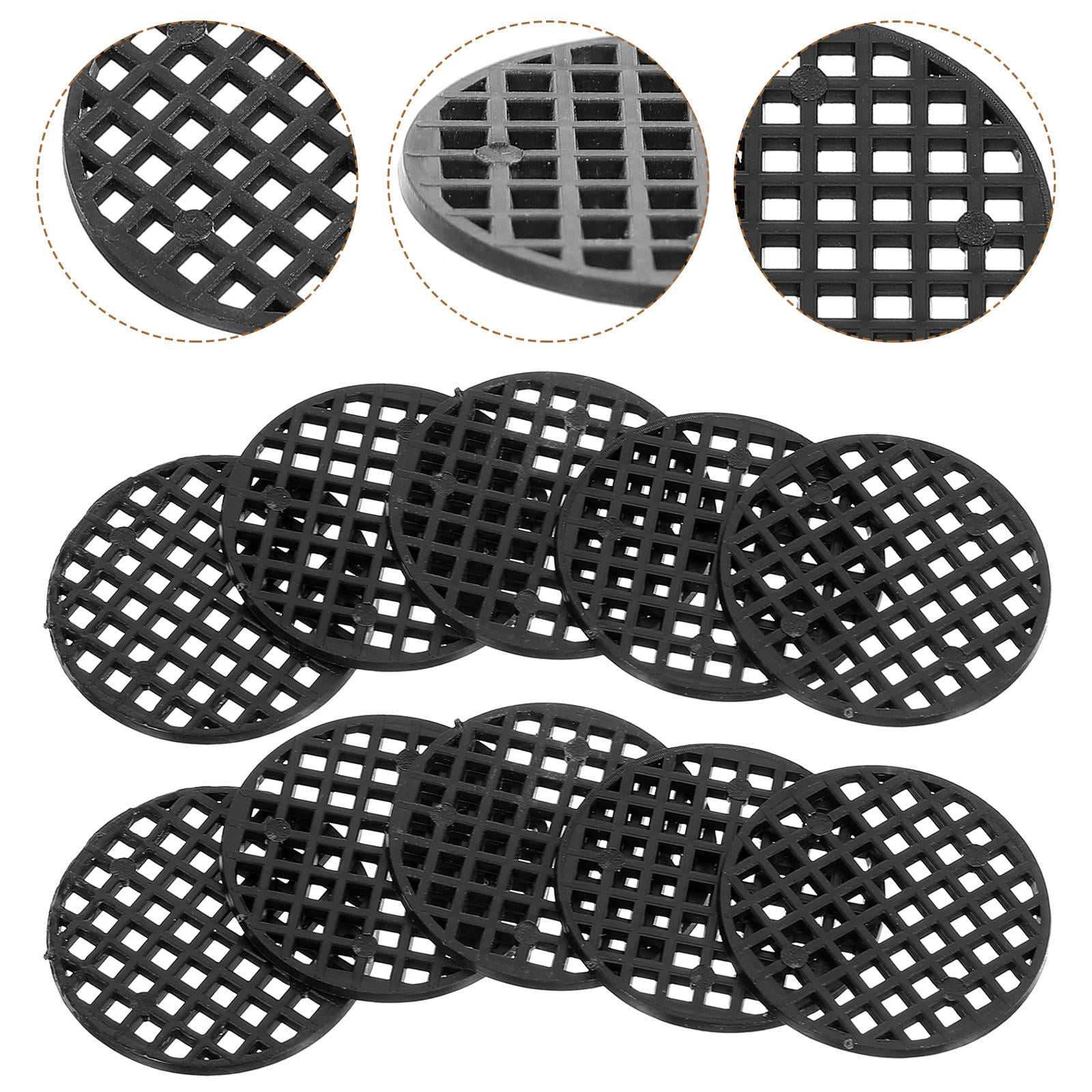 ORDDIART 100Pcs Bonsai Mesh Drainage Screens for Plant Pot in Round ...