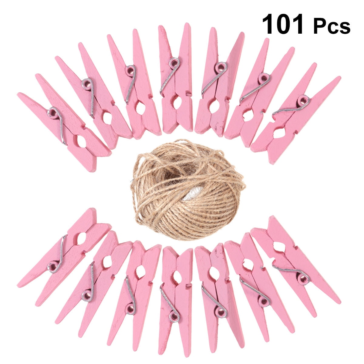 ORDDIART 100Pcs Clips Craft Clips Tiny Pegs For Hanging Photos And ...