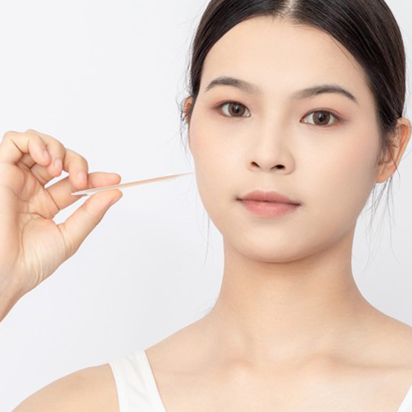 ORDDIART 100Pcs Double Pointed Cotton Swabs Assorted Color for Makeup ...