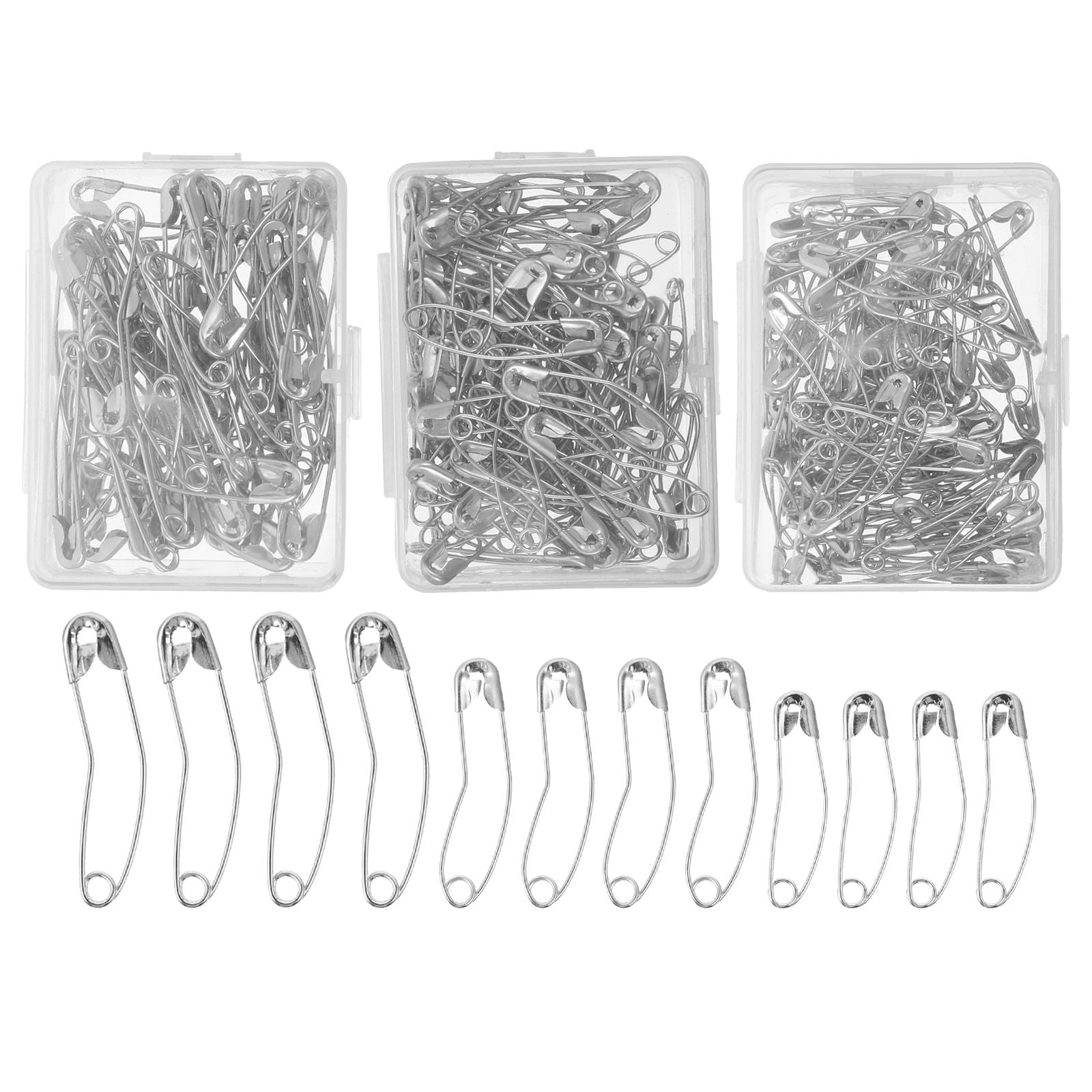 ORDDIART 100Pcs Silver Curved Safety Pin for Sewing Crafts Jewelry ...