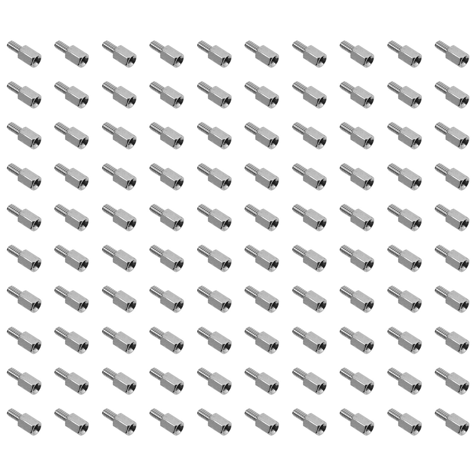 ORDDIART 100Set Nut Threaded Fasteners for PCB Board and Motherboard 1 ...