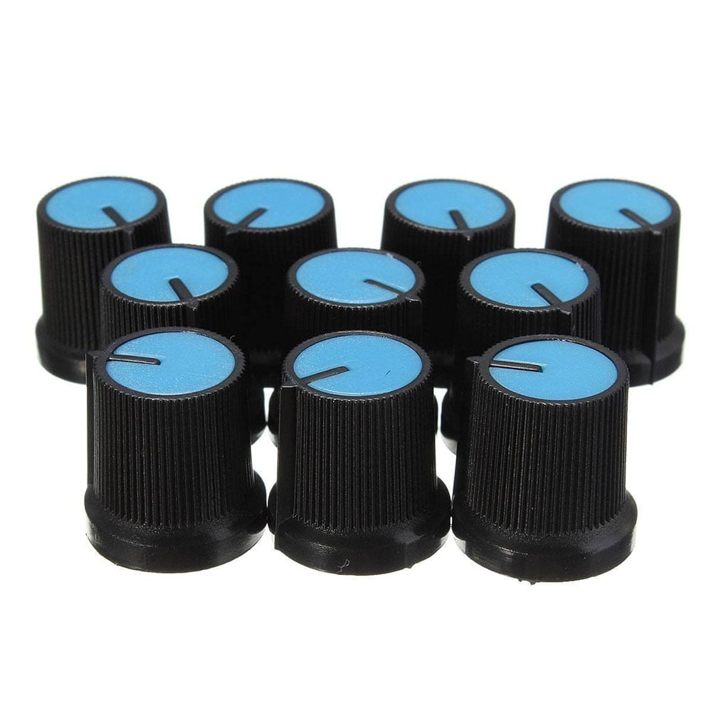SOPOTUTU Knob Knurled Potentiometer Control Knob Multi 10Pcs - Walmart.com