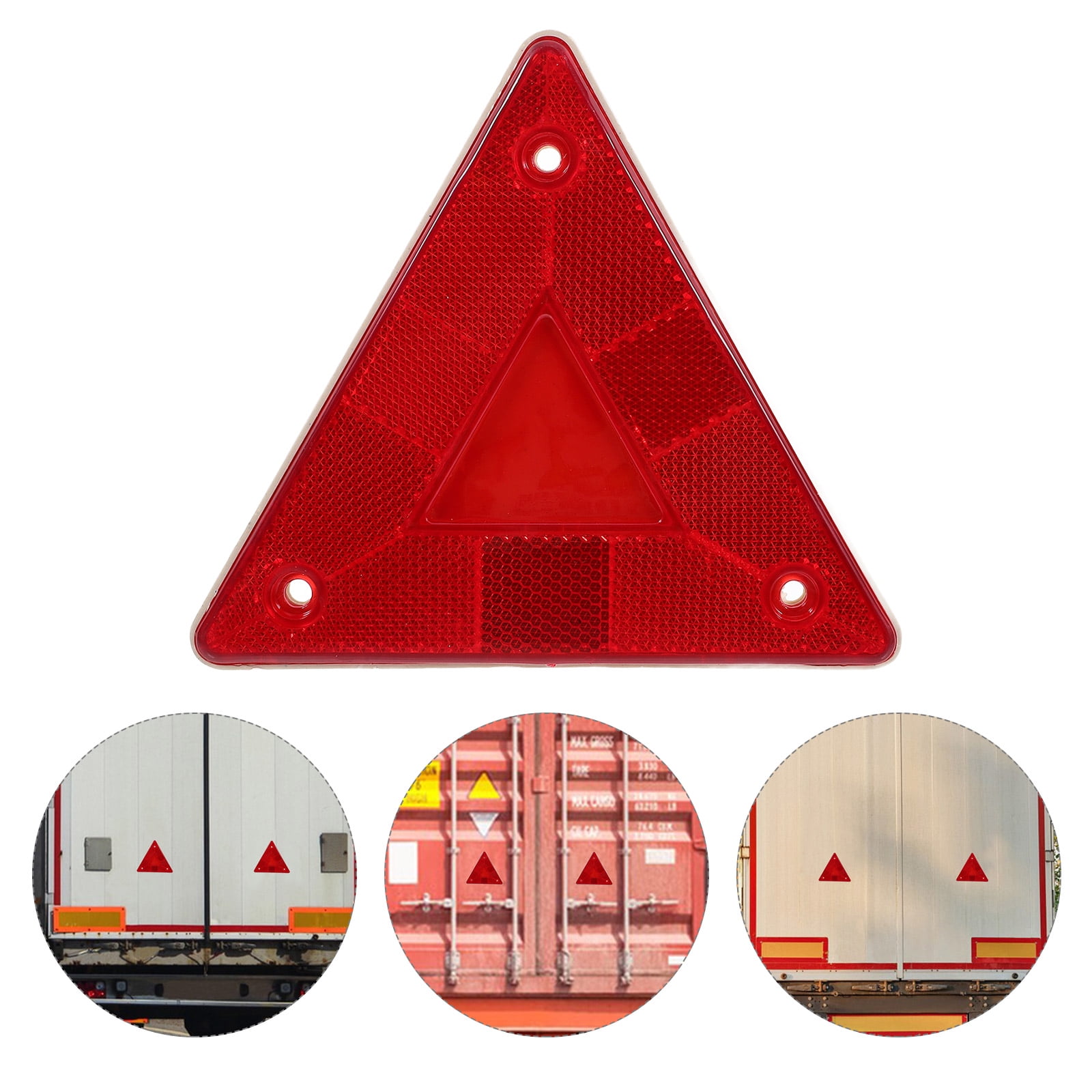 ORDDIART 10Pcs Reflective Warning Triangle for Emergency and Roadside ...