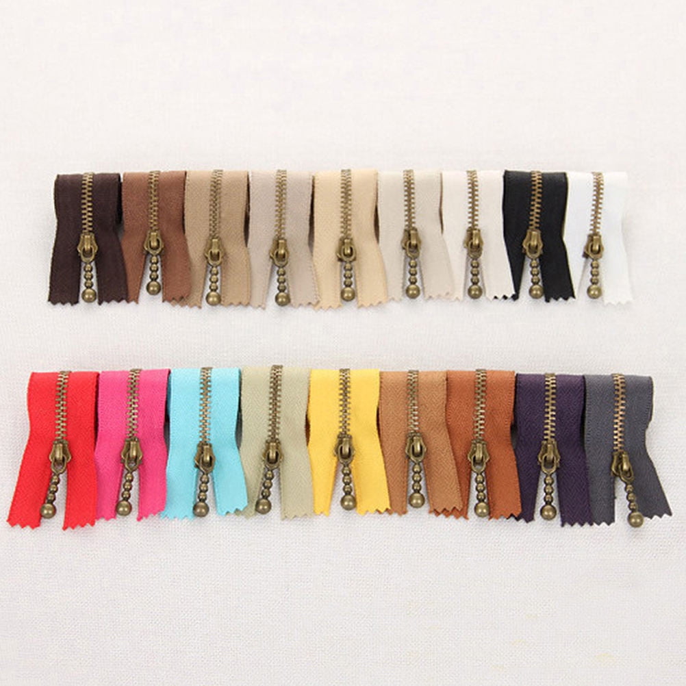 ORDDIART 10Pcs Separating Zippers for Sewing and Purse Making Assorted ...
