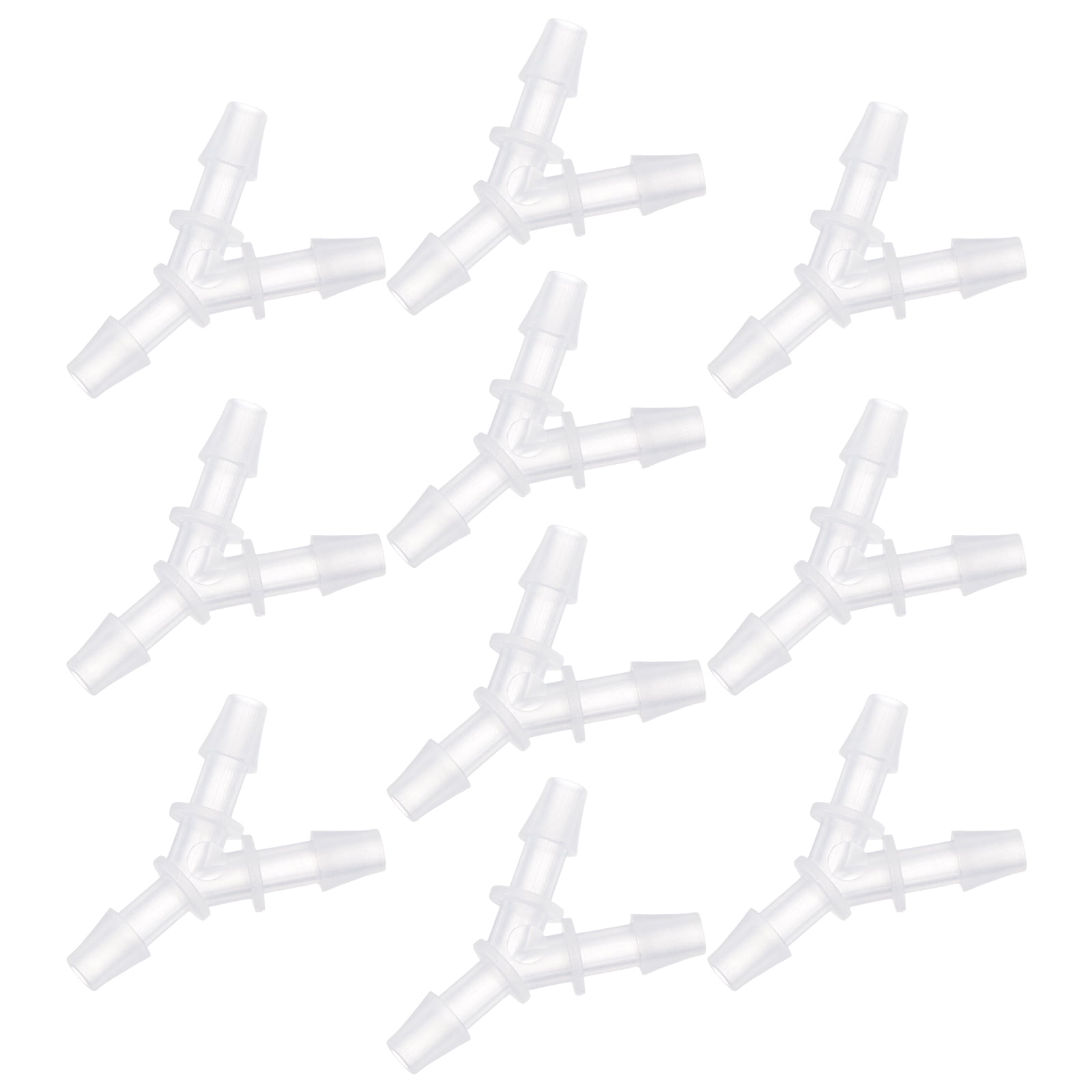ORDDIART 10Pcs White Plastic Three-way Connector Y Shape for Laboratory ...
