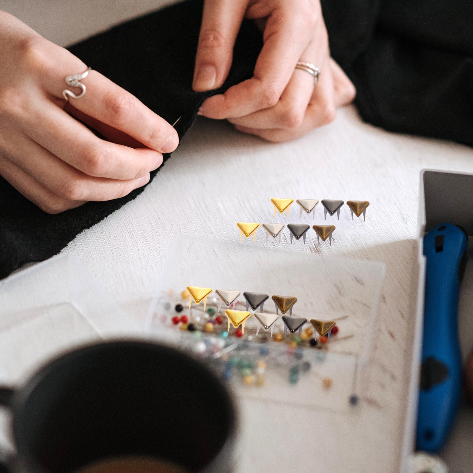 ORDDIART 120Pcs Rivet Set in Assorted Color for Craft Enthusiasts and ...