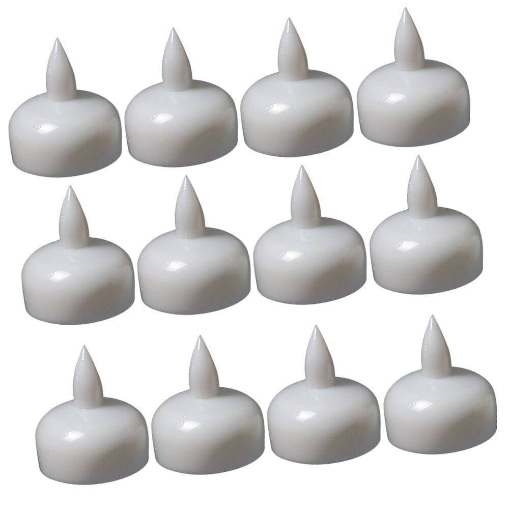 SOPOTUTU Led Floating Candles Flameless White Stylish 12Pcs - Walmart.com