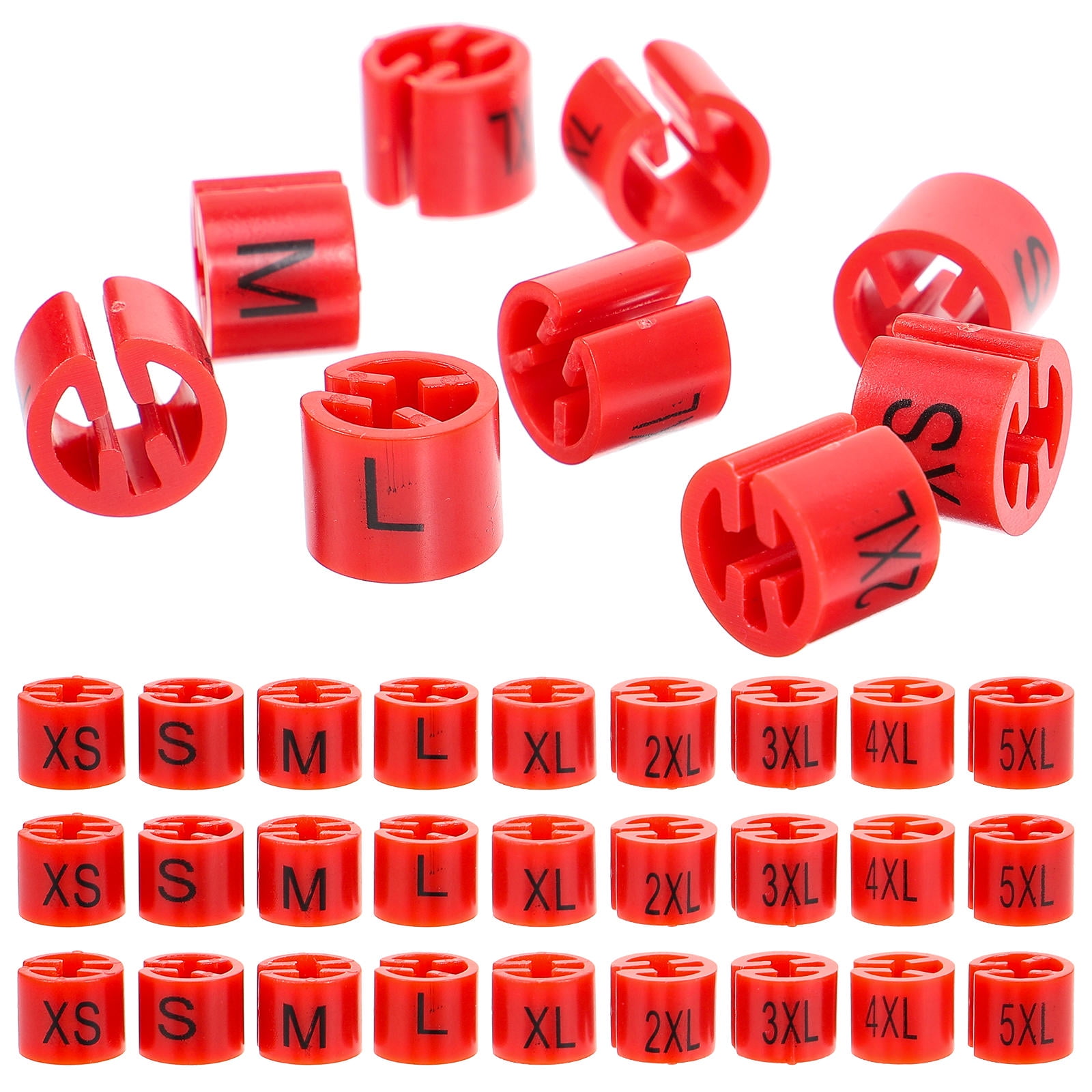 ORDDIART 180 Pcs Hanger Size Tags For Factory Use Plastic - Walmart.com