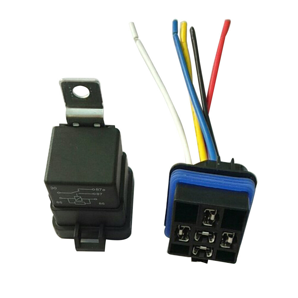 ORDDIART 1Pack Black Plastic Square Relay for Automotive Waterproof ...