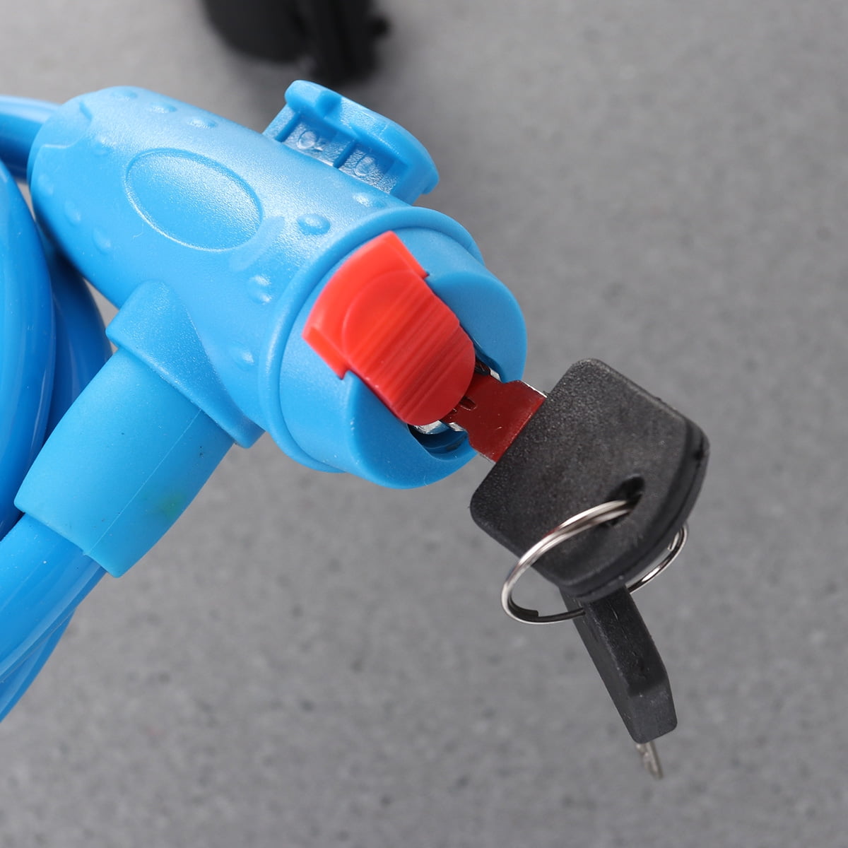 ORDDIART 1Pack Blue Metal Bicycle Lock Heavy Duty Anti Theft Cable For ...