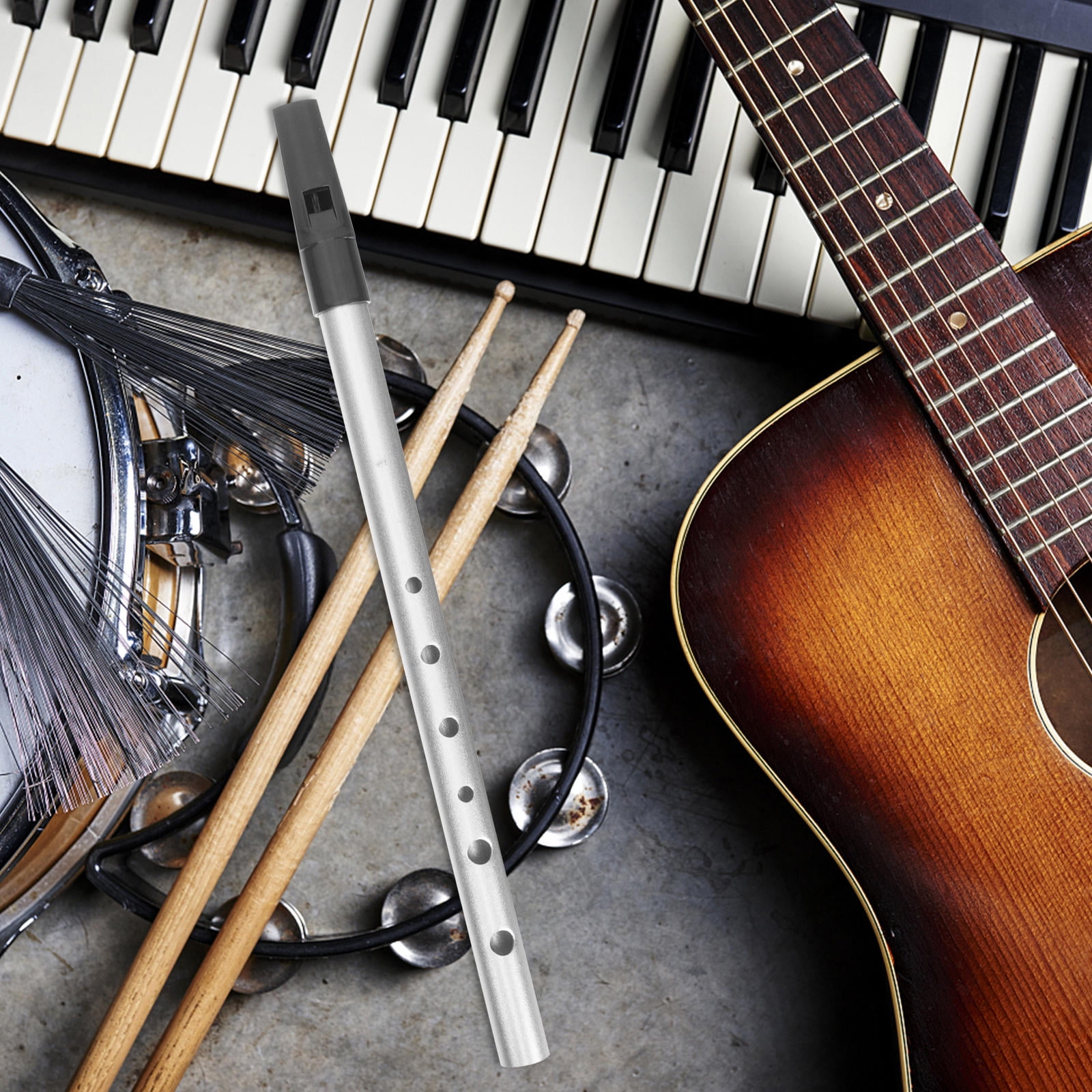 SOPOTUTU 6-Hole Clarinet Black Wind Instrument Durable Practice for ...