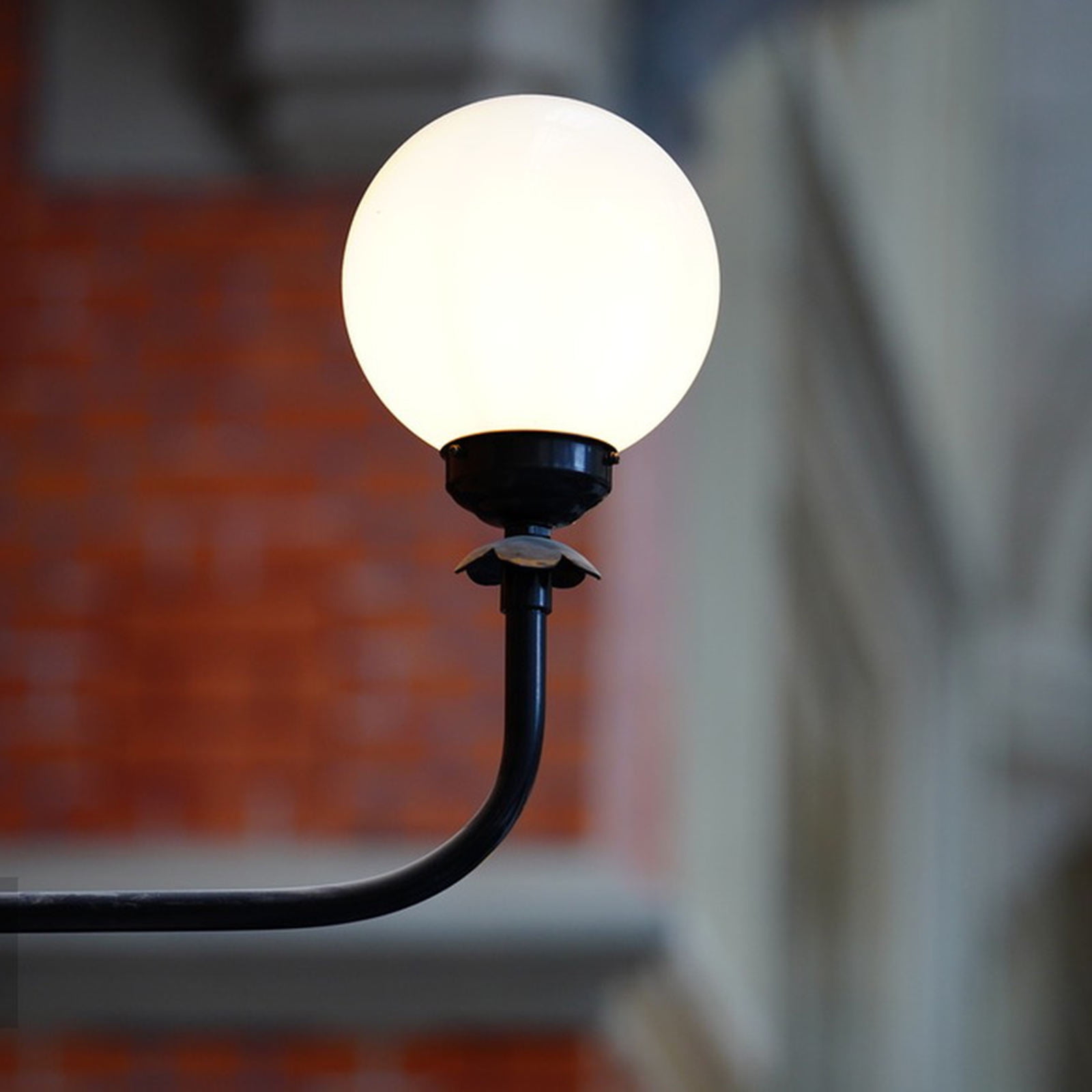 ORDDIART 1Pack Lamp Post Light Cover Acrylic Round for Outdoor Lamp and ...