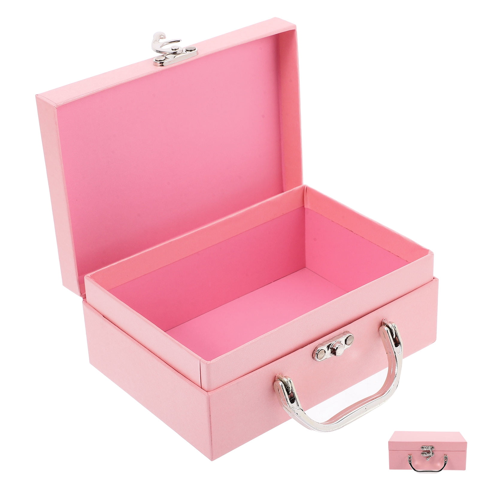 ORDDIART 1Pack Paper Storage Box Pink 17.00X12.00X6.50CM For Desktop ...