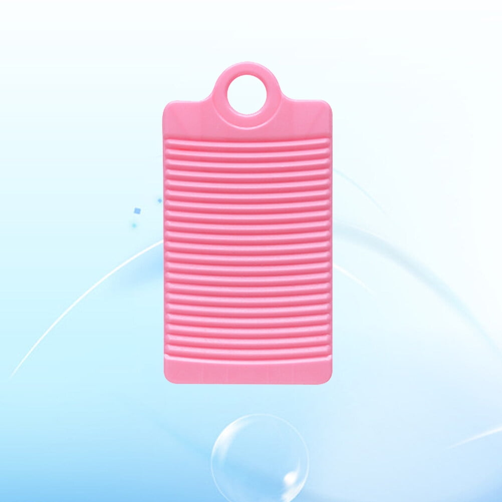 ORDDIART 1Pack Pink Mini Washboard 11.6x6.6x0.6in Portable Travel ...