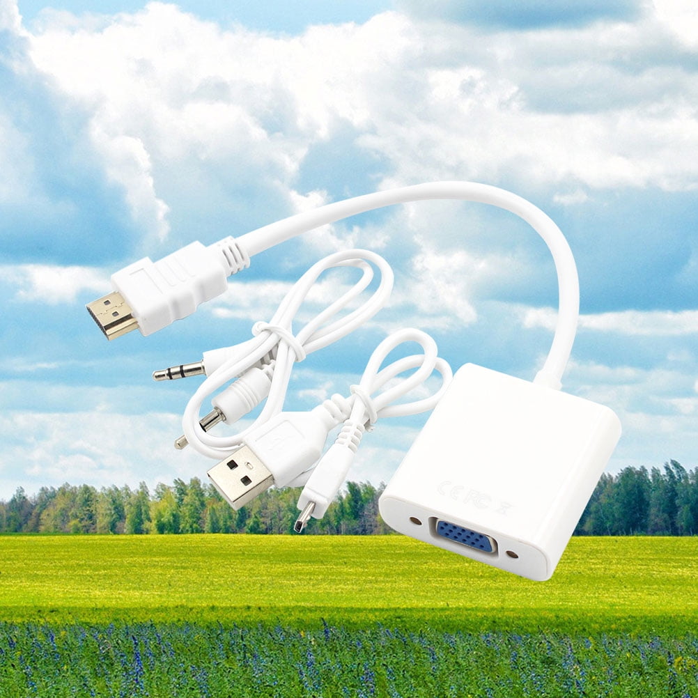 ORDDIART 1Pack Plastic To Vga Adapter For Computer Monitor Connector ...