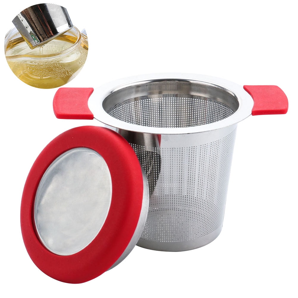 ORDDIART 1Pack Portable Tea Infuser in Red with Cylindrical Shape Ideal ...