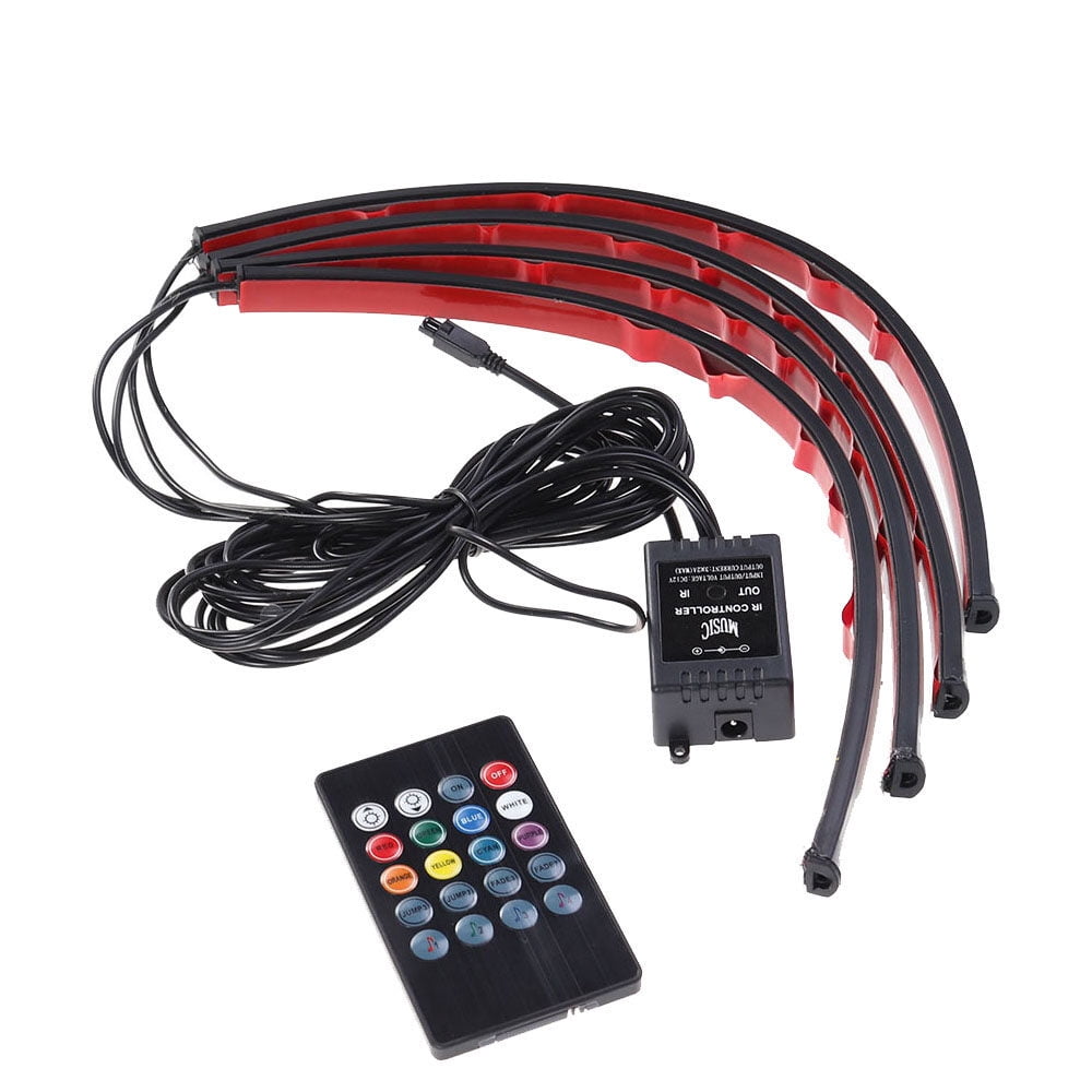 ORDDIART 1Pack RGB Car Mood Lights Brightness Adjustable for USB ...