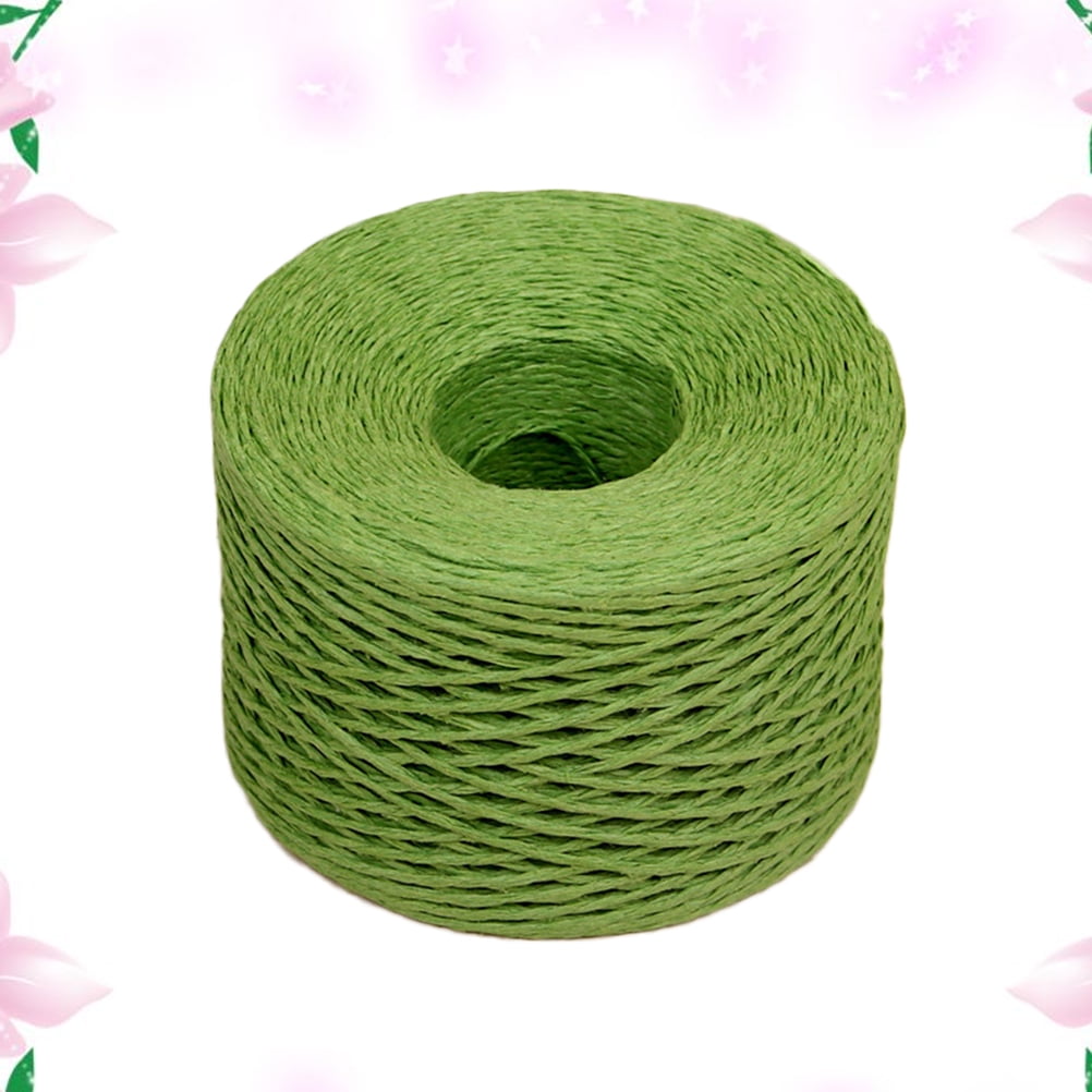 SOPOTUTU ul Raffia Rope Green Gift Wrapping 1Pack - Walmart.com