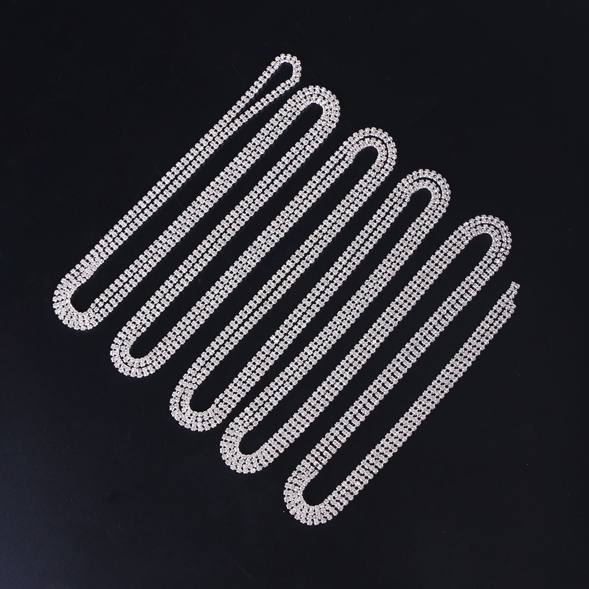 ORDDIART 1Pack Rhinestone Claw Chain Rhinestone Banding Glass Crystal ...