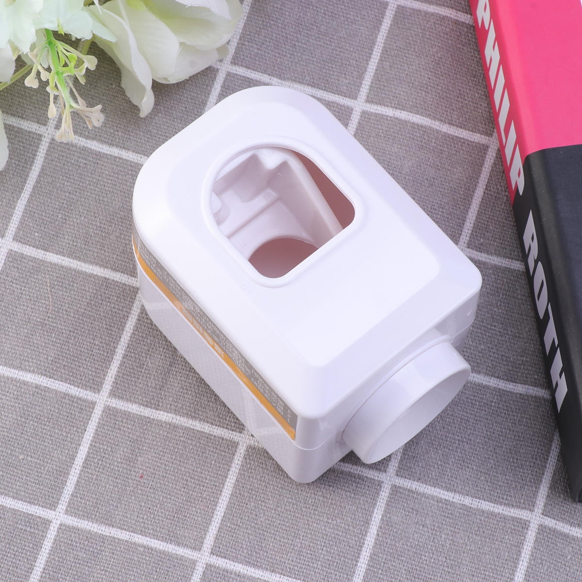 ORDDIART 1Pack Toothpaste Squeezer Tool Rectangular Shape Wall Mounted ...