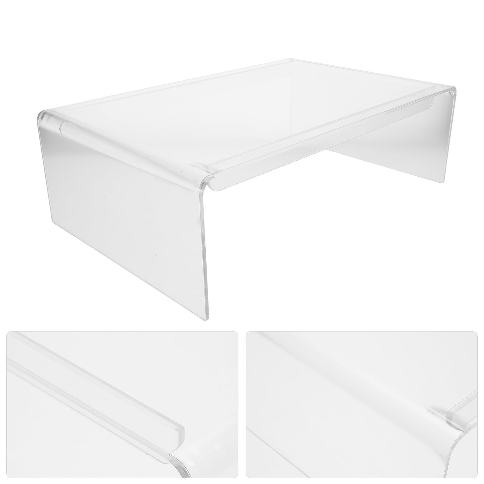 ORDDIART 1Pcs Rectangular Acrylic Laptop Riser Stand for Smooth Surface ...