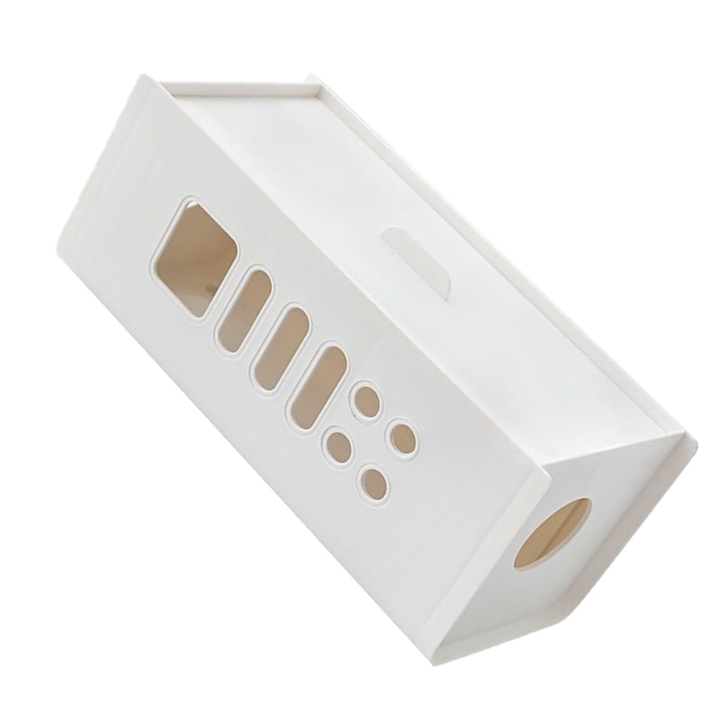 ORDDIART 1Pcs Rectangular White Cable Organizer Container for Pet ...