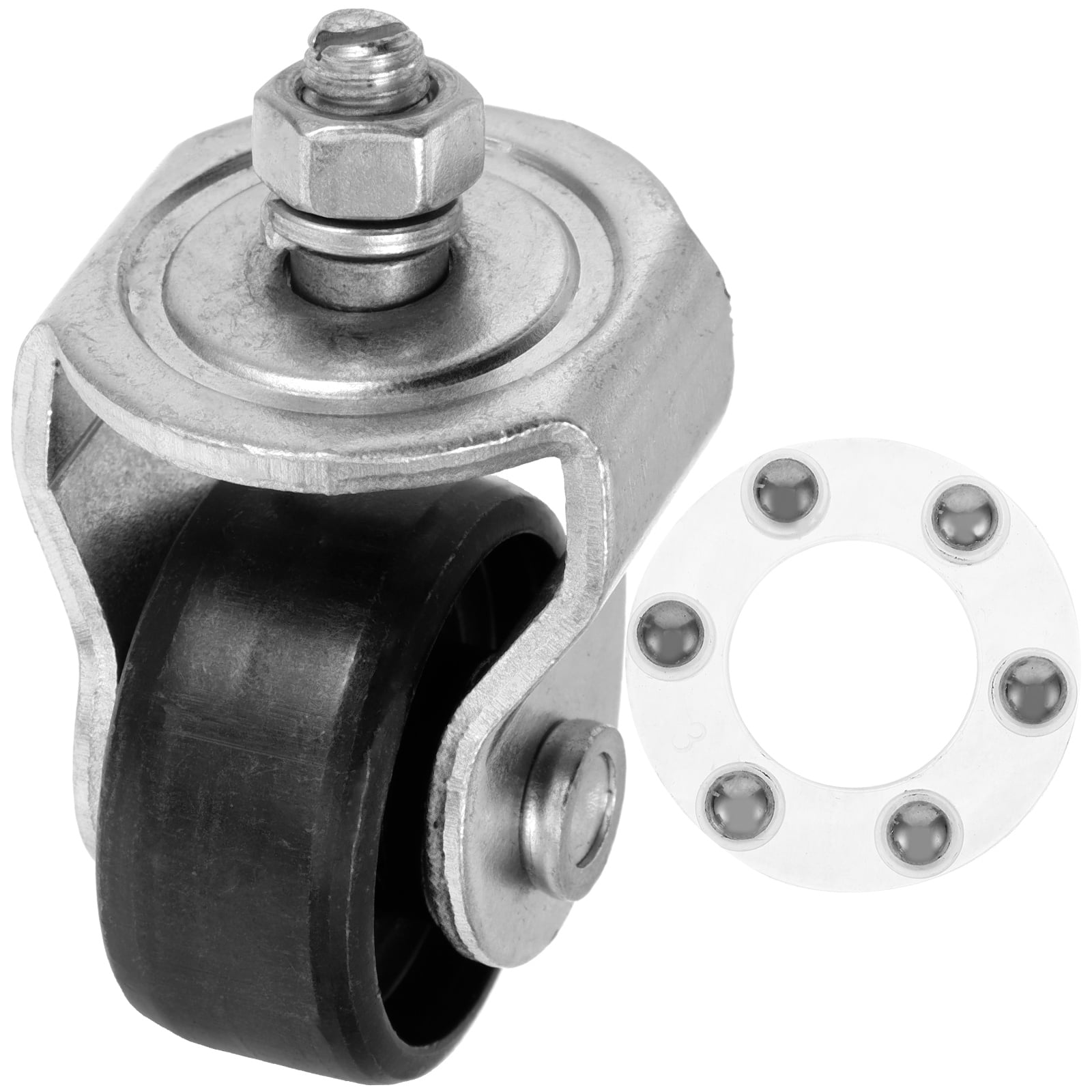 ORDDIART 1Pcs Round Caster Wheel for Mechanics DIY Enthusiasts 2 Ton ...