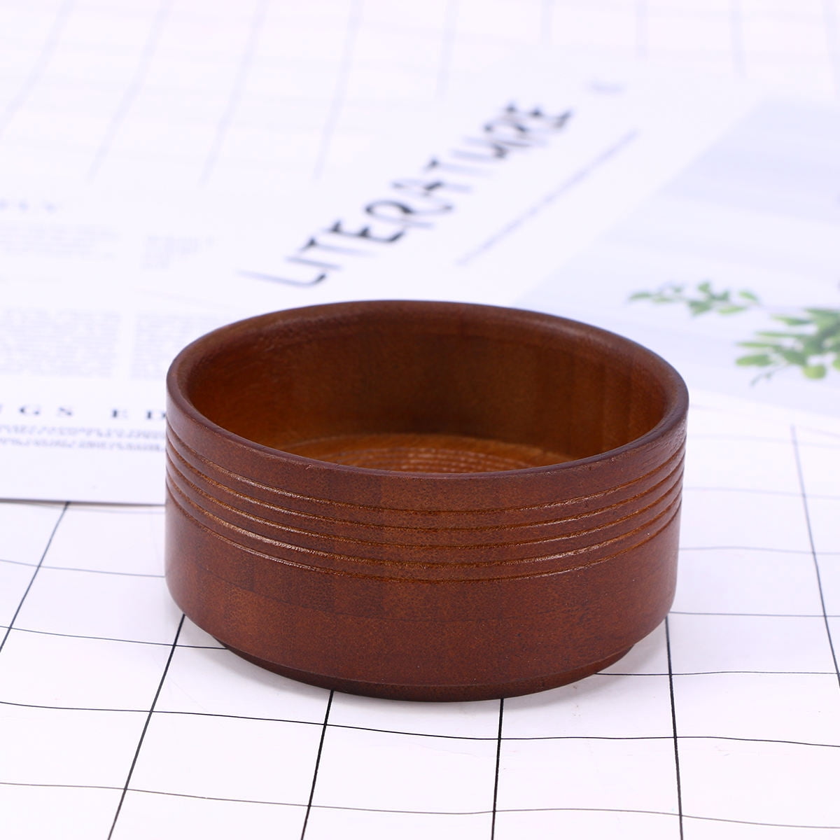 ORDDIART 1Pcs Shaving Soap Bowl 3Cm Depth Brown Color for Men - Walmart.com