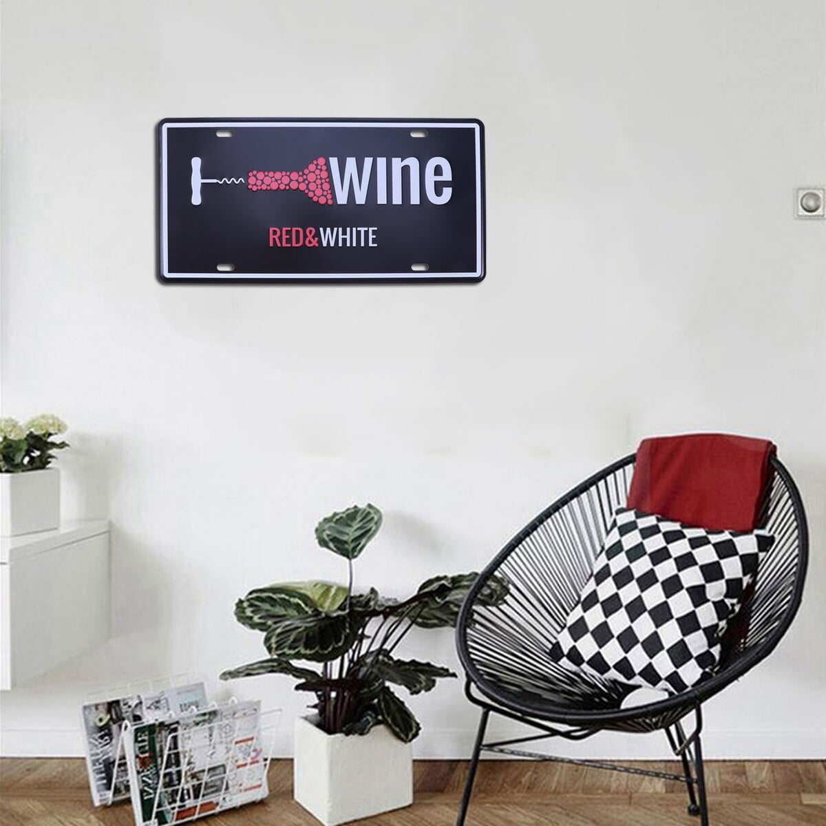 ORDDIART 1Piece Retro Tin Sign for Office Vintage Metal Wall Art 11.7x6 ...