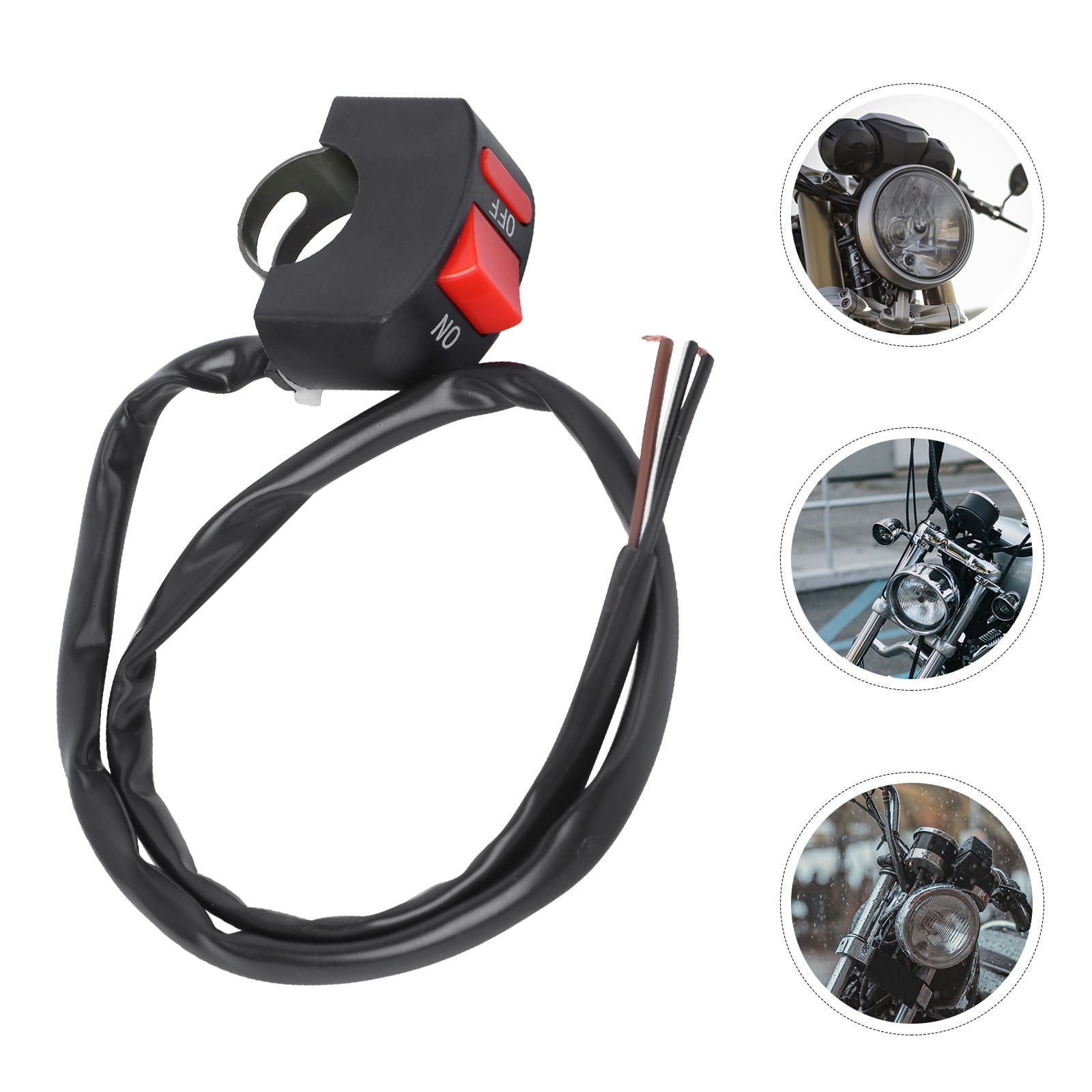 ORDDIART 1Set 4.00X3.00X2.00in Motorcycle Light Turn Button for Bikes ...
