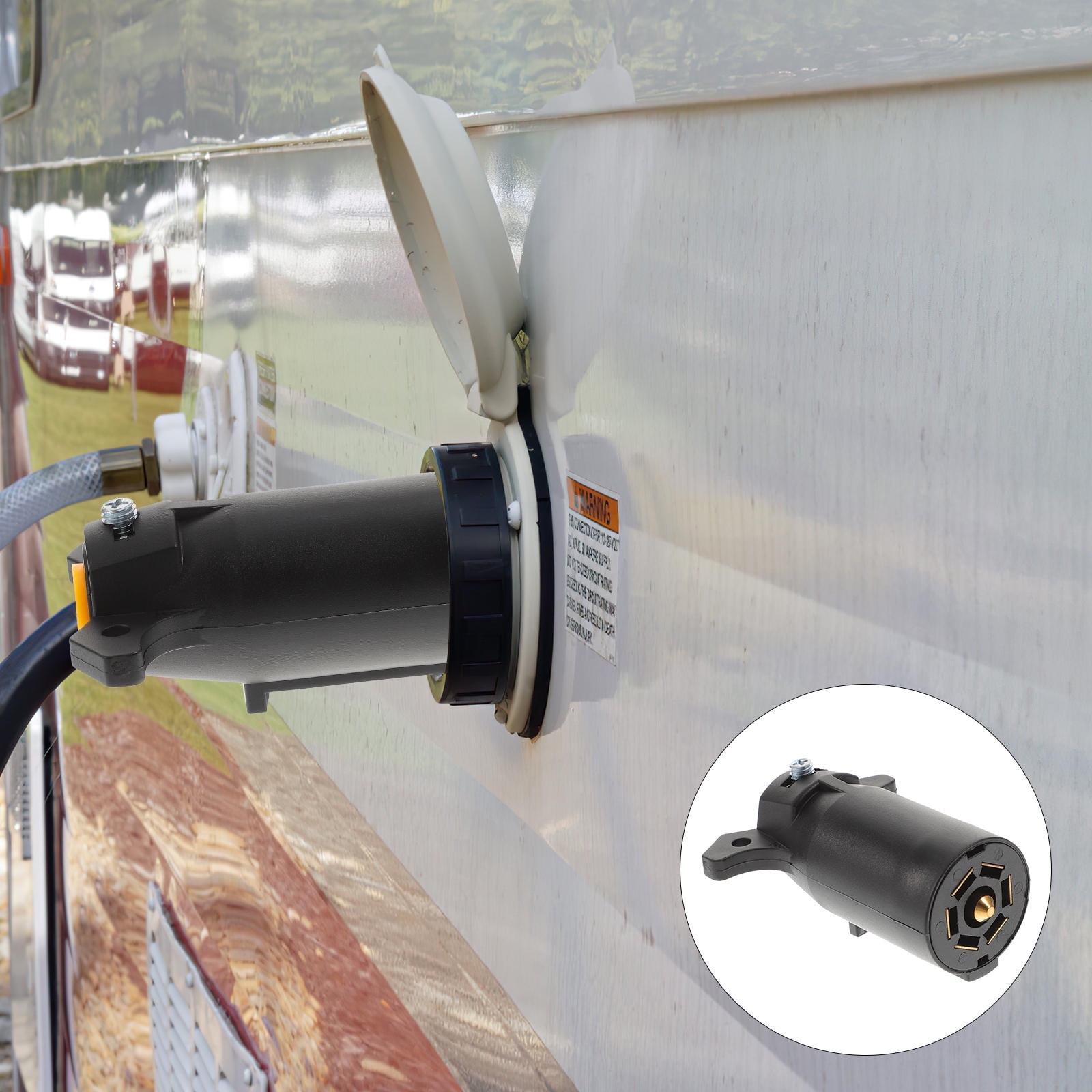 SOPOTUTU Trailer Electrical Connector for Rv Car Trailer Durable Design ...