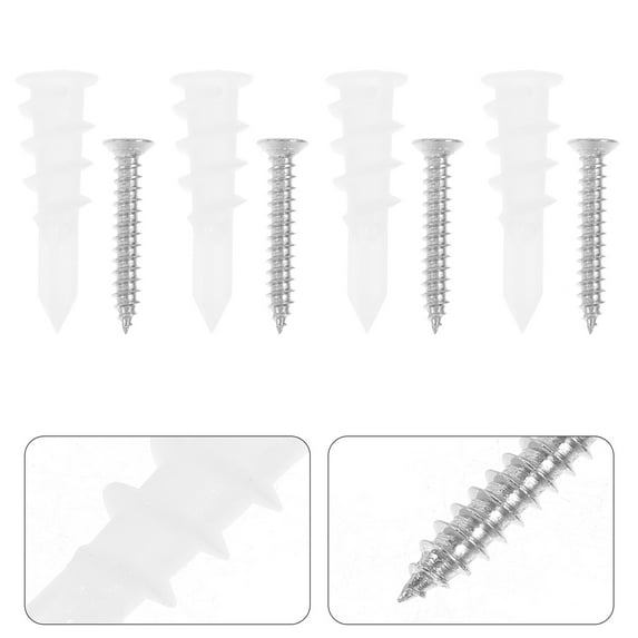 SOPOTUTU Drywall Anchors and Screws Kit, Assorted Colors, Plastic and ...