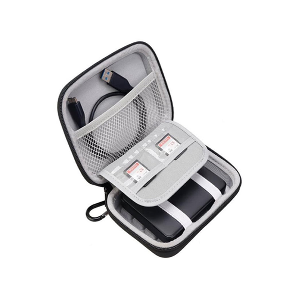 ORDDIART 1Set Black Rectangular EVA USB Cable Storage Box for Travel ...