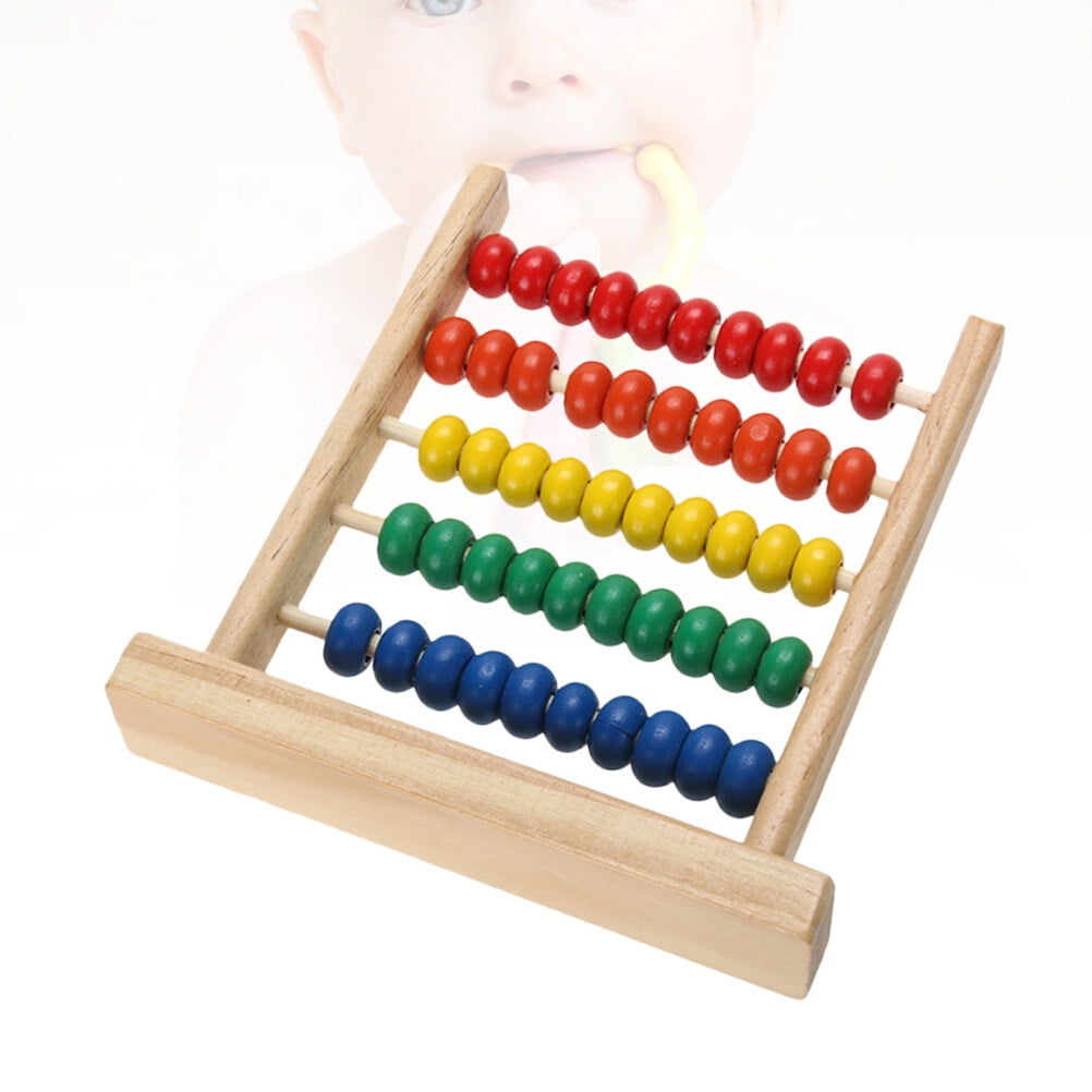 ORDDIART 1Set Colorful Abacus Math Toys Wooden Early Childhood ...