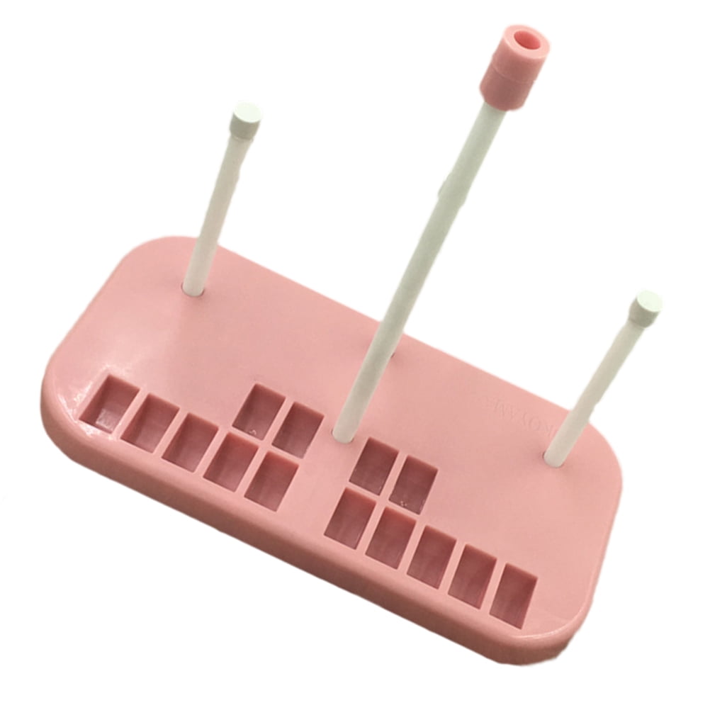 ORDDIART 1Set Pink Spools Thread Rack For Sewing Machine Serger ...