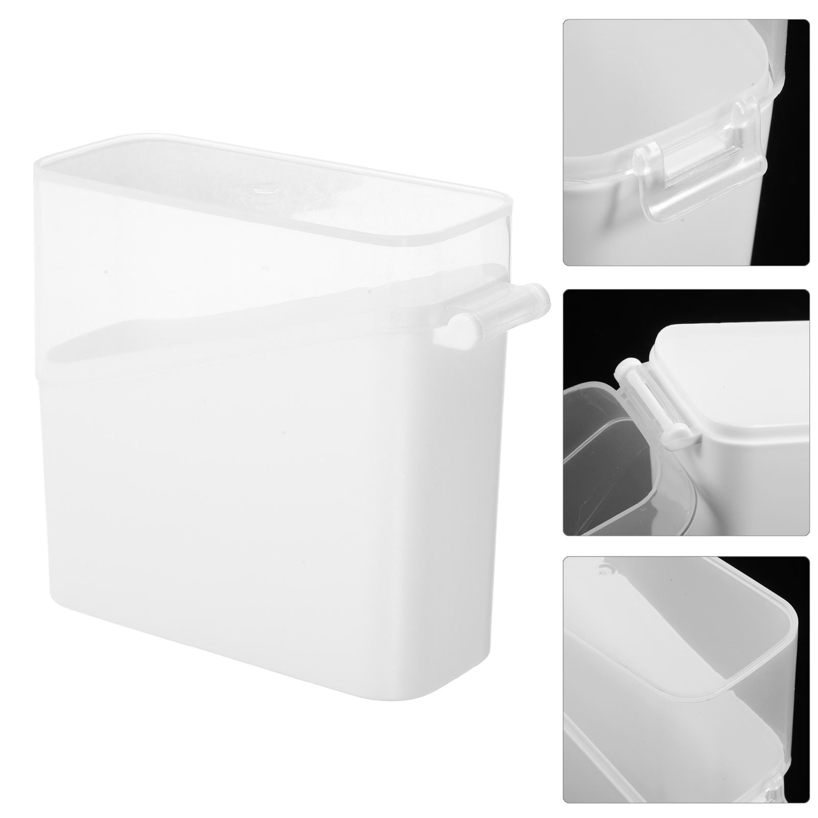 ORDDIART 1Set Shredded Cheese Container White Clamshell Lid Design For ...