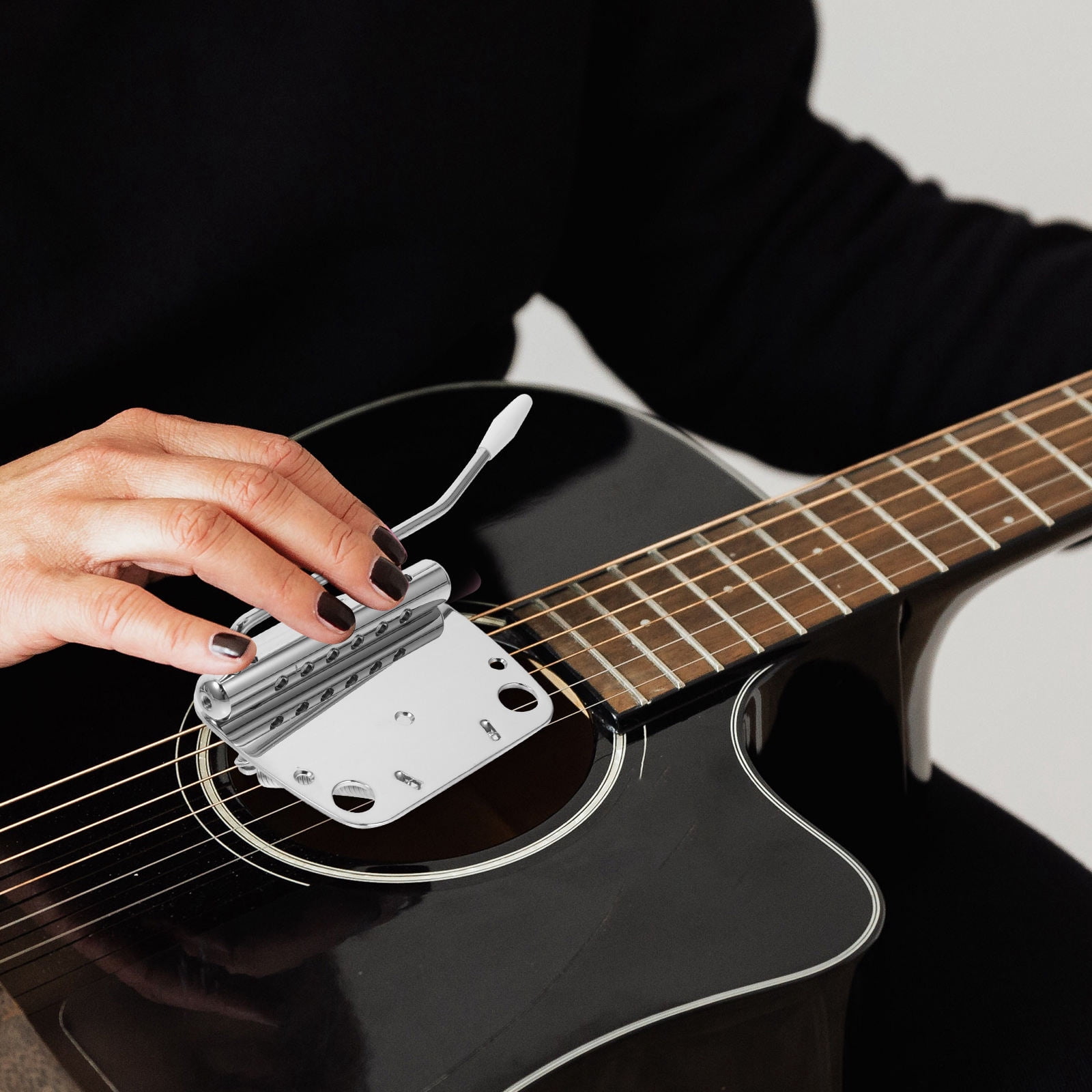 ORDDIART 1Set Silver Plate for Guitar Tremolo Adjustable String ...