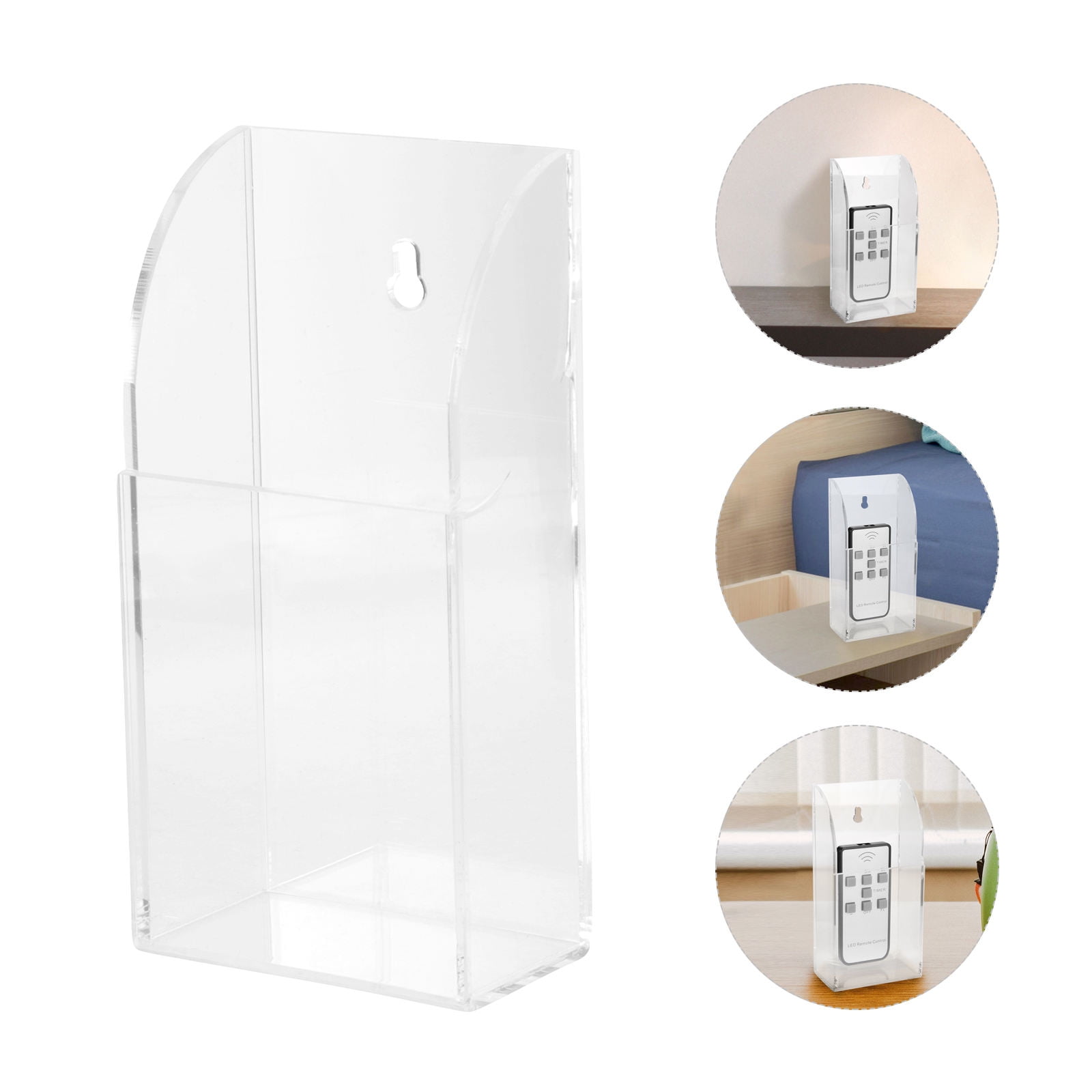 ORDDIART 1Set Wall Mount Transparent Remote Holder for TV and Air ...