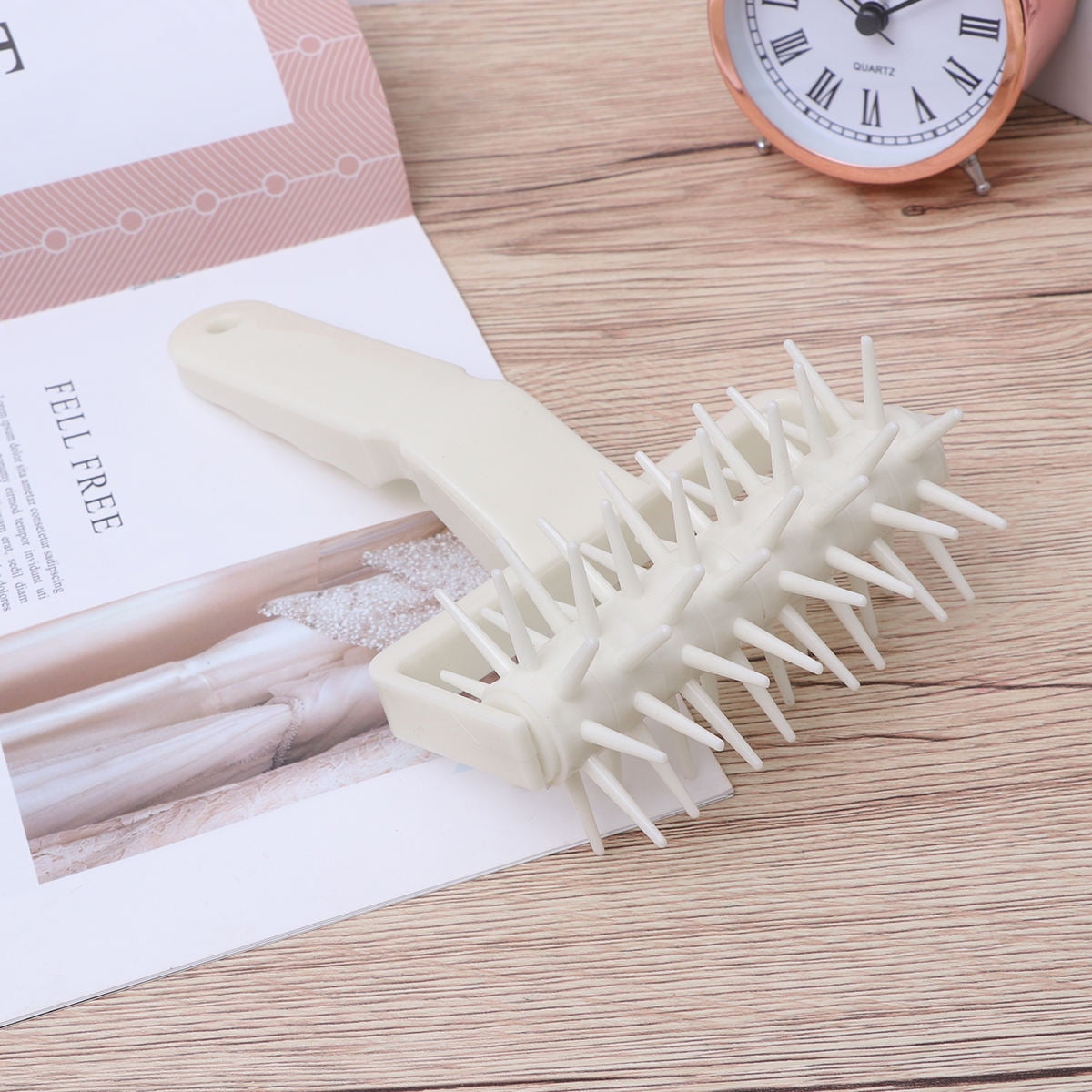 ORDDIART Beige Dough Roller Docker for Ensuring Even Pizza Crust 1Pcs ...