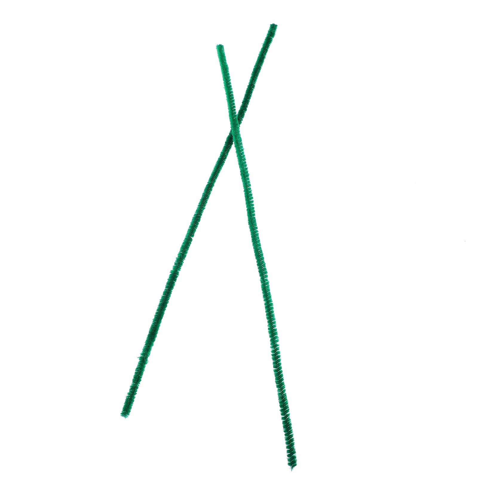 SOPOTUTU 200pcs Green Twisted Chenille Stems Pipe Cleaners Bendable ...