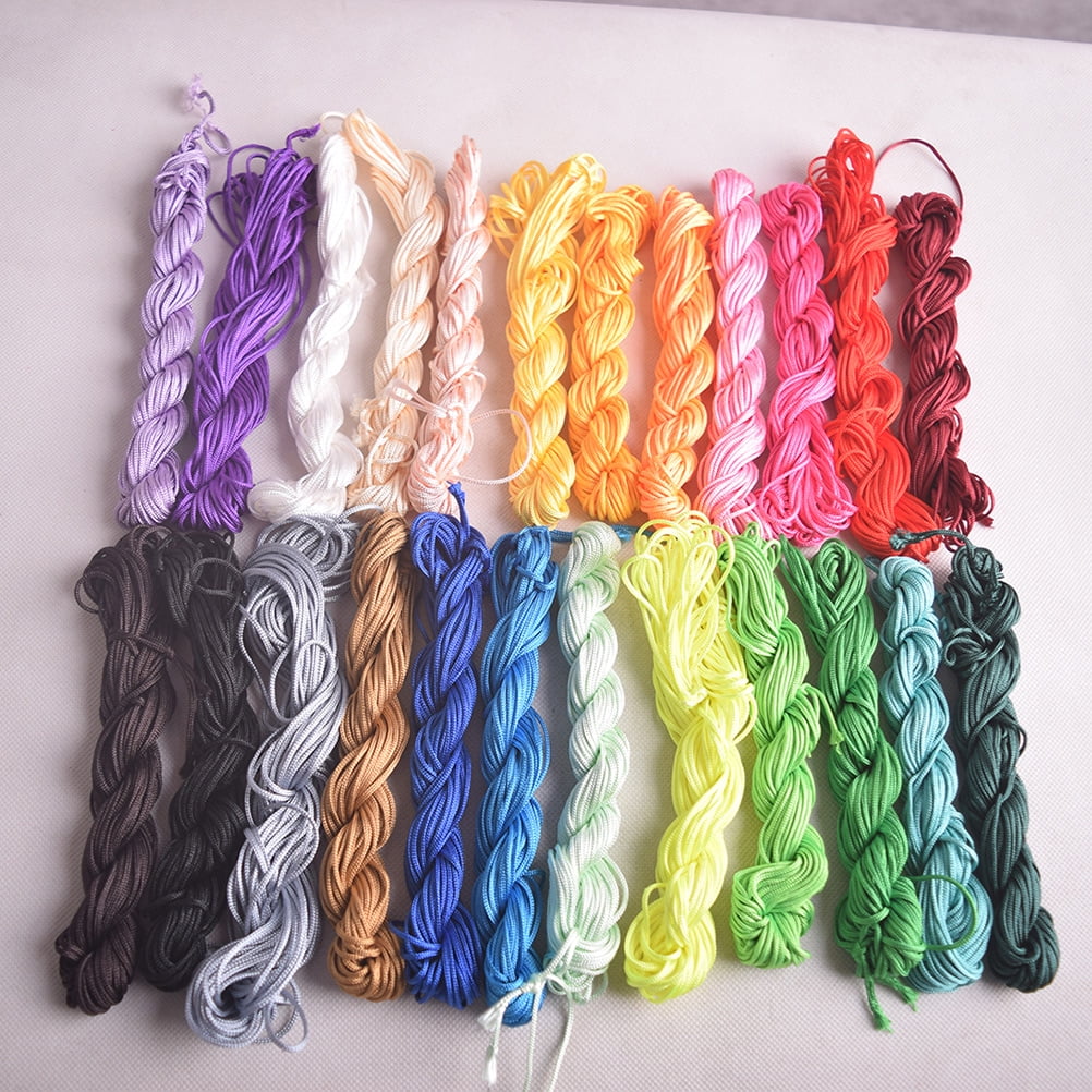 ORDDIART 20Pack Jade Line Craft Cord for DIY Projects and Making ...