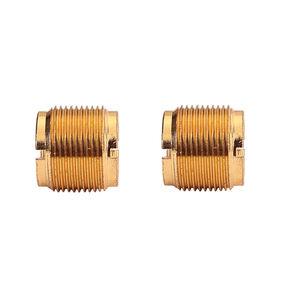 SOPOTUTU Microphone Thread Screw Adapter 2-Pack Iron Golden Color ...