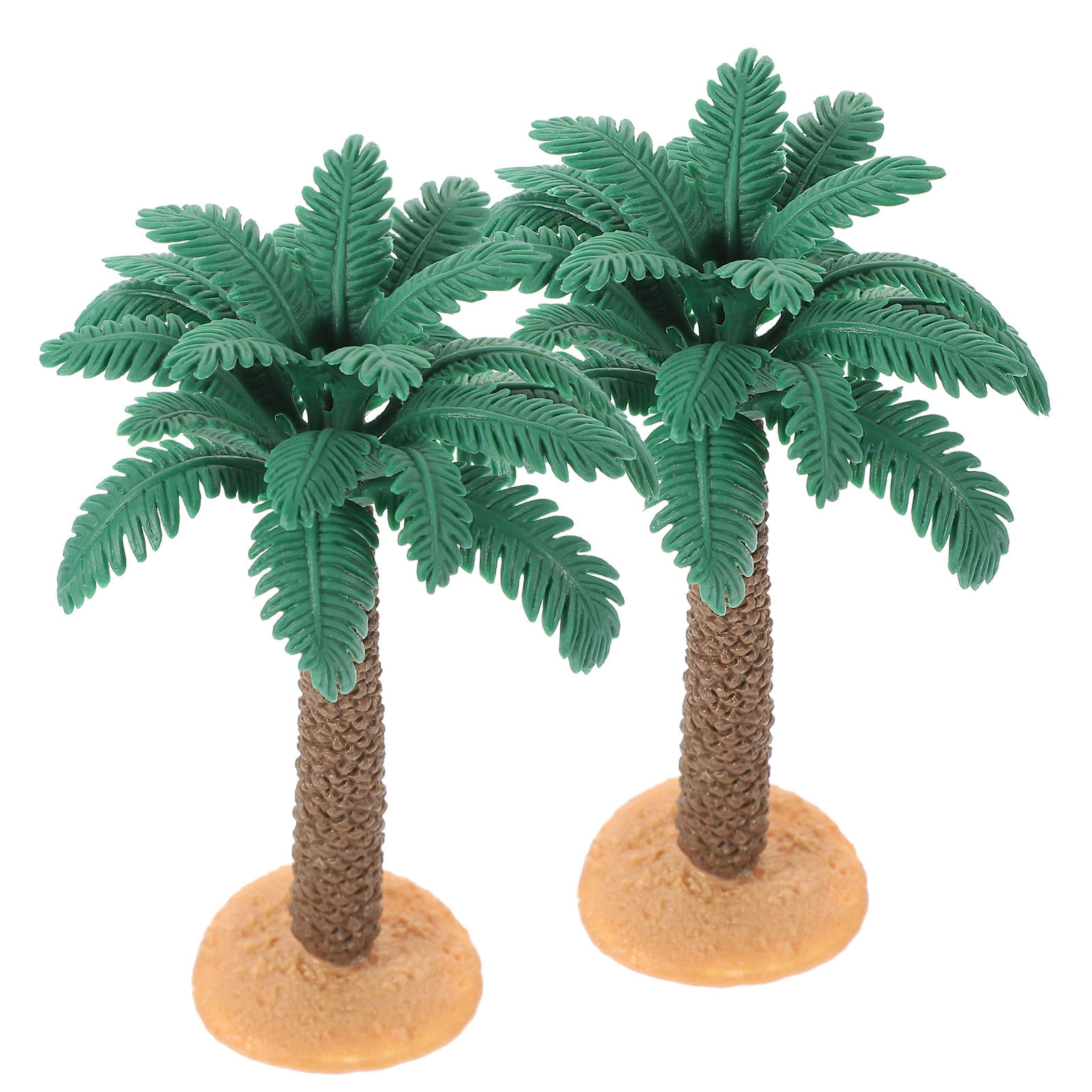 ORDDIART 2Set Palm Tree Ornaments Small Palm Tree for Indoor Decor and ...