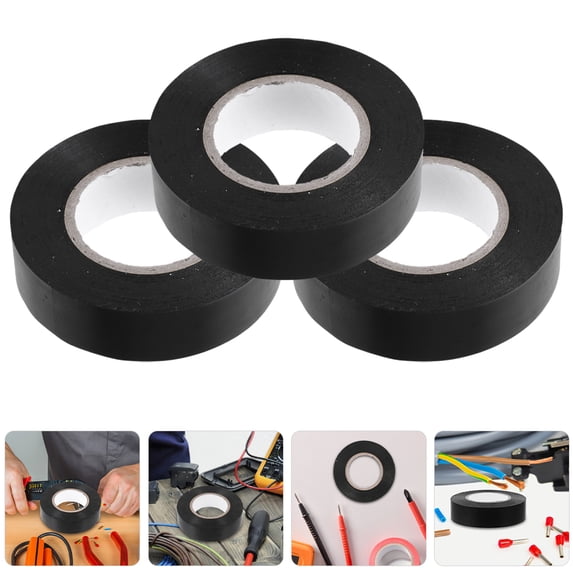 ORDDIART 3 Rolls Cable Tape for Electrical Wiring and Protection 15mm ...