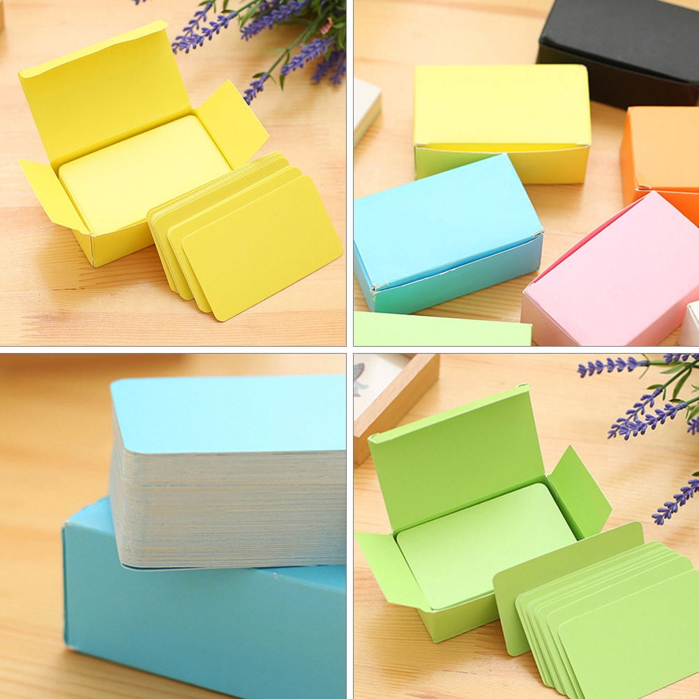 SOPOTUTU 360Pcs DIY Memo Cards Assorted Color Portable Note Cards for ...