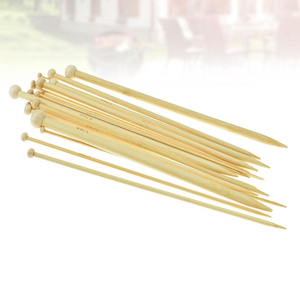 ORDDIART 36Pcs Woolen Knitting Needle Set Straight Shape For Weave Diy ...