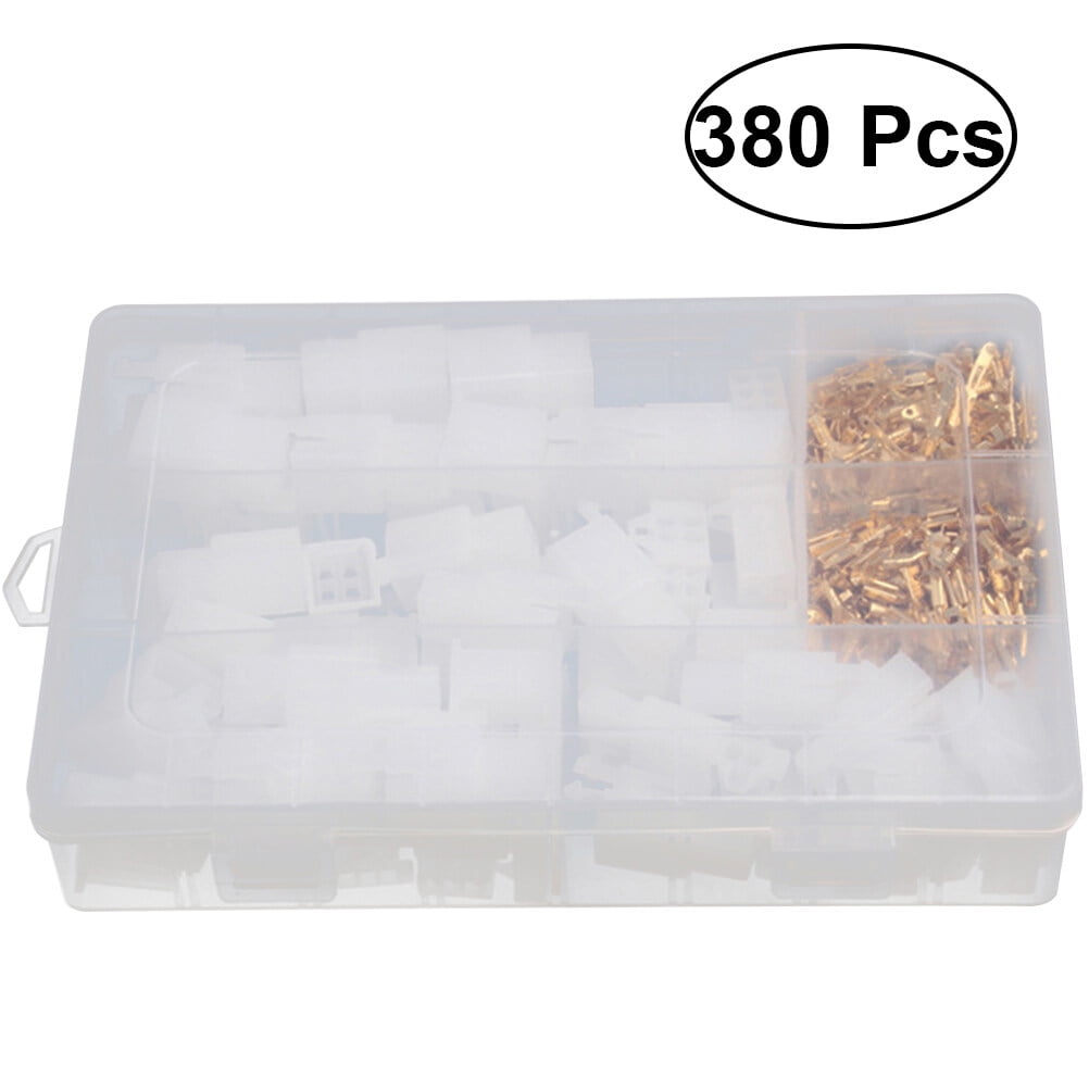 ORDDIART 380Pcs Automotive Wire Terminals Connectors Copper Plastic ...